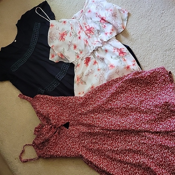 Multiples | Dresses | Three Pretty Summer Dresses Size S | Poshmark